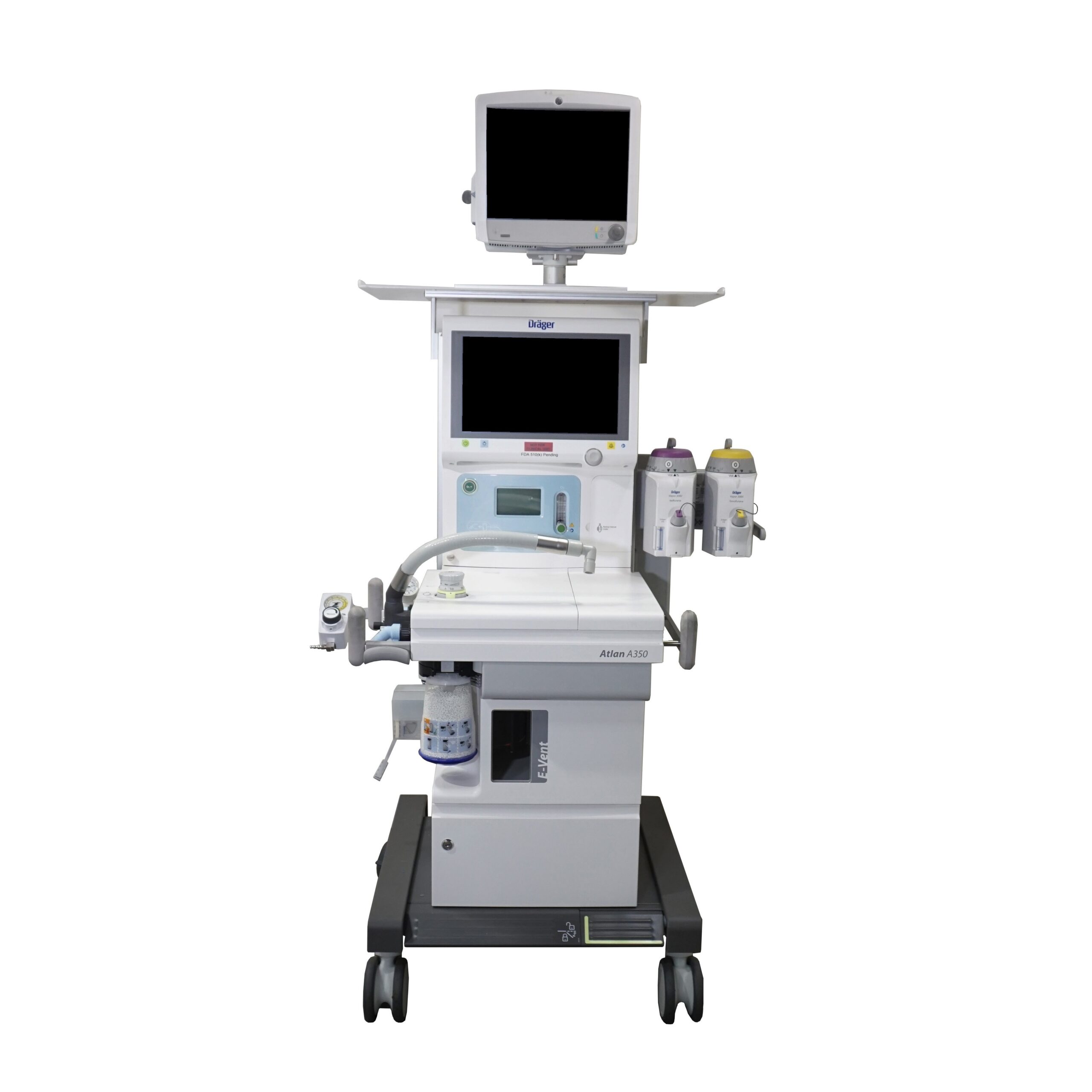 GE CARESCAPE Monitor B650 on Dräger Atlan 350 | GCXメディカルマウントソリューション