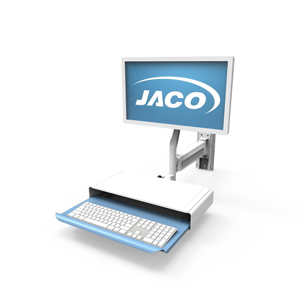 Jaco Wall Arm with Worksurface, WA-60 | GCX Medical Mounting Solutions